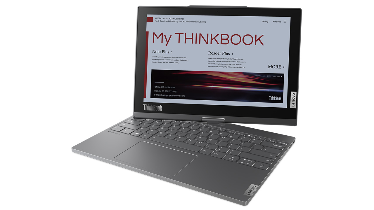 レノボから、2種類のディスプレイを搭載したモバイルノートPC ThinkBook Plus Twistを発表 - the比較